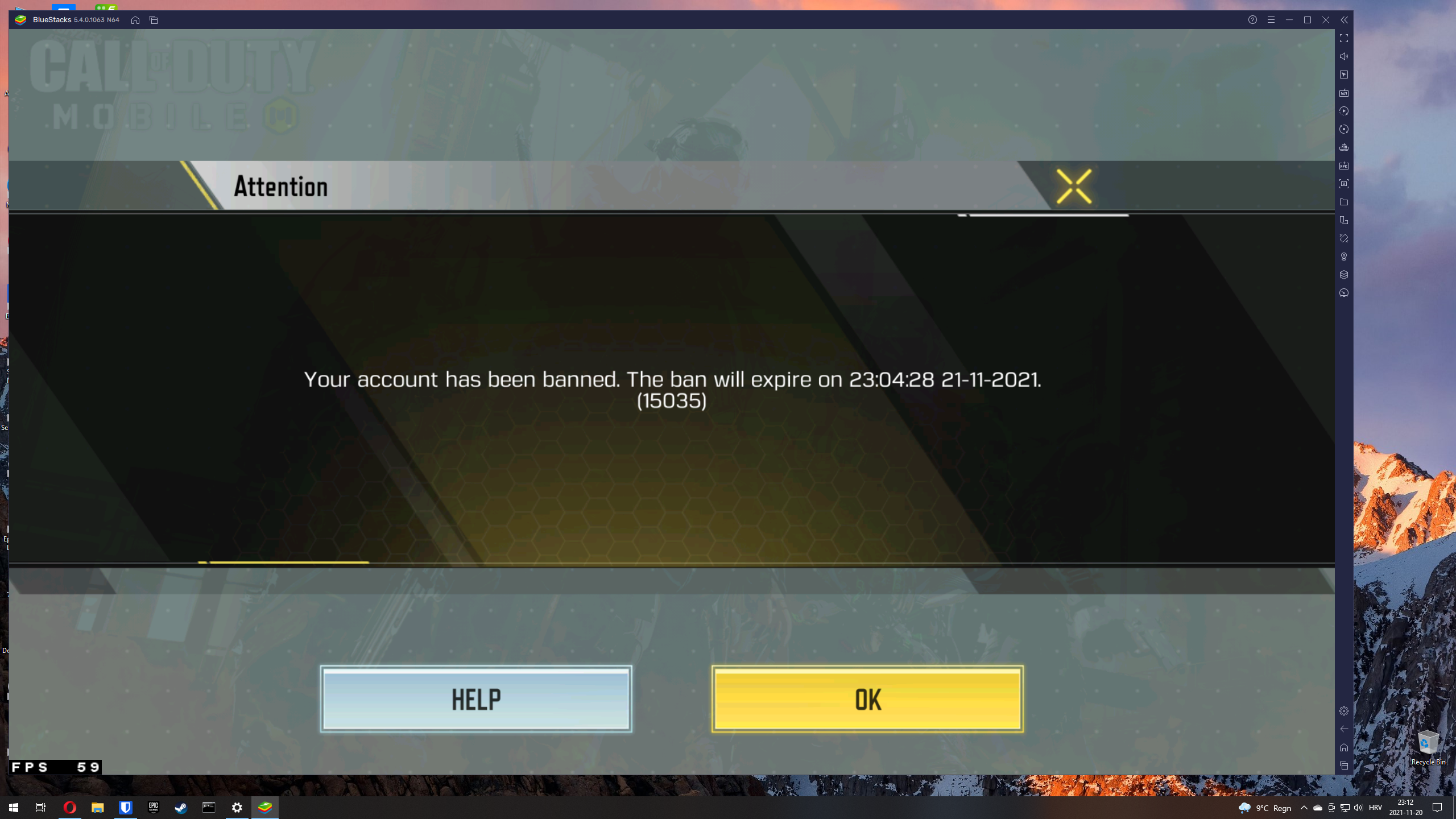 Cod mobile banning! Using bluestacks 5 : BlueStacks